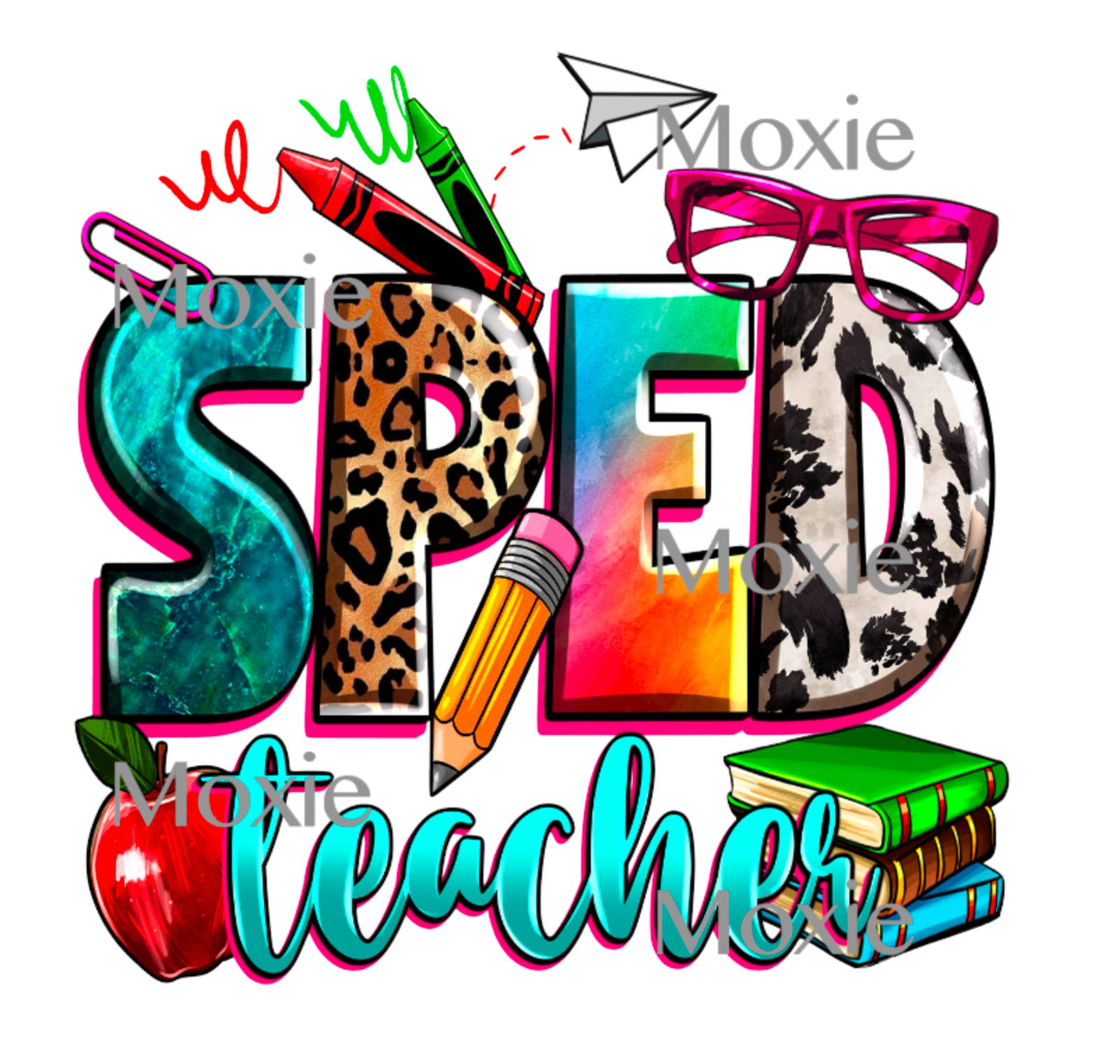 SPED Teacher UV DTF – Moxie Vinyls