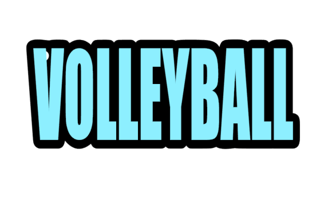 Volleyball Acrylic Blank For Key Chains Moxie Vinyls