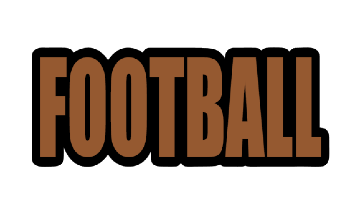Football Acrylic Blank For Key Chains Moxie Vinyls