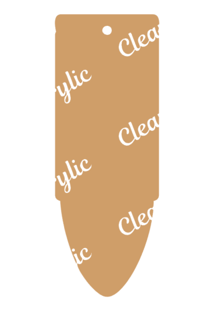 Bullet Acrylic Blank Moxie Vinyls