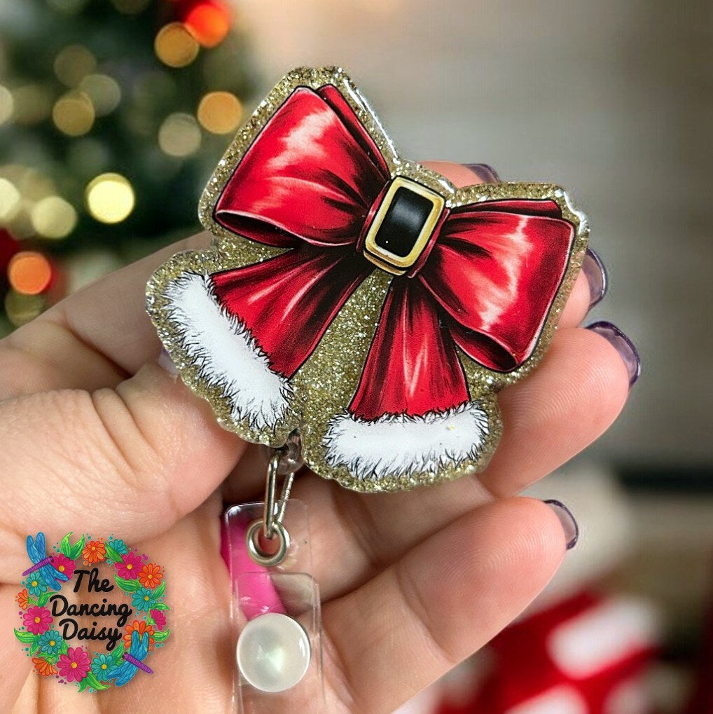 Santa Bow Decal & Acrylic Blank COMBO – Moxie Vinyls