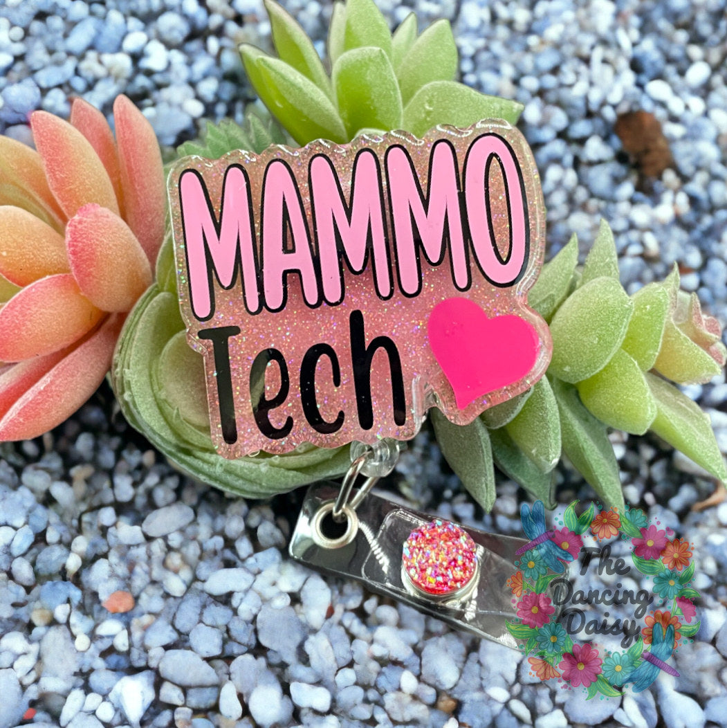 Mammo Tech Badge Reel Acrylic Blanks – Moxie Vinyls