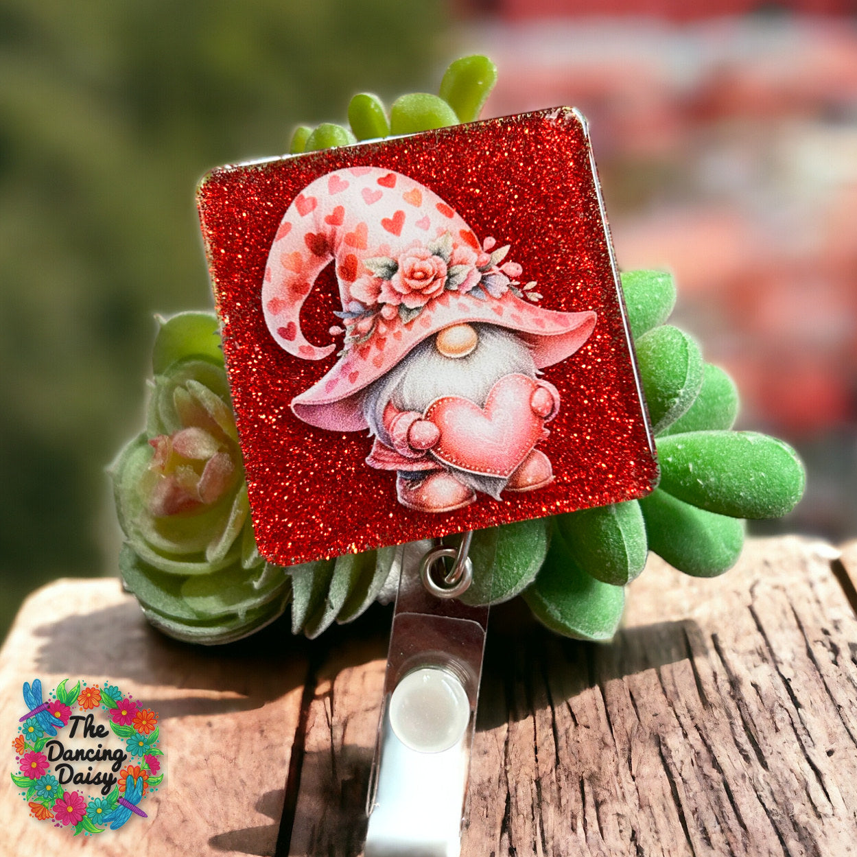 Valentine Heart Gnome UV DTF – Moxie Vinyls