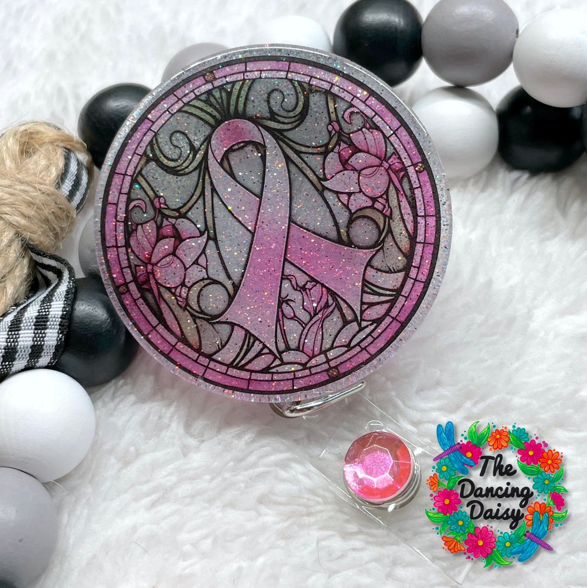 Stained Pink Ribbon Decal – Moxie Vinyls