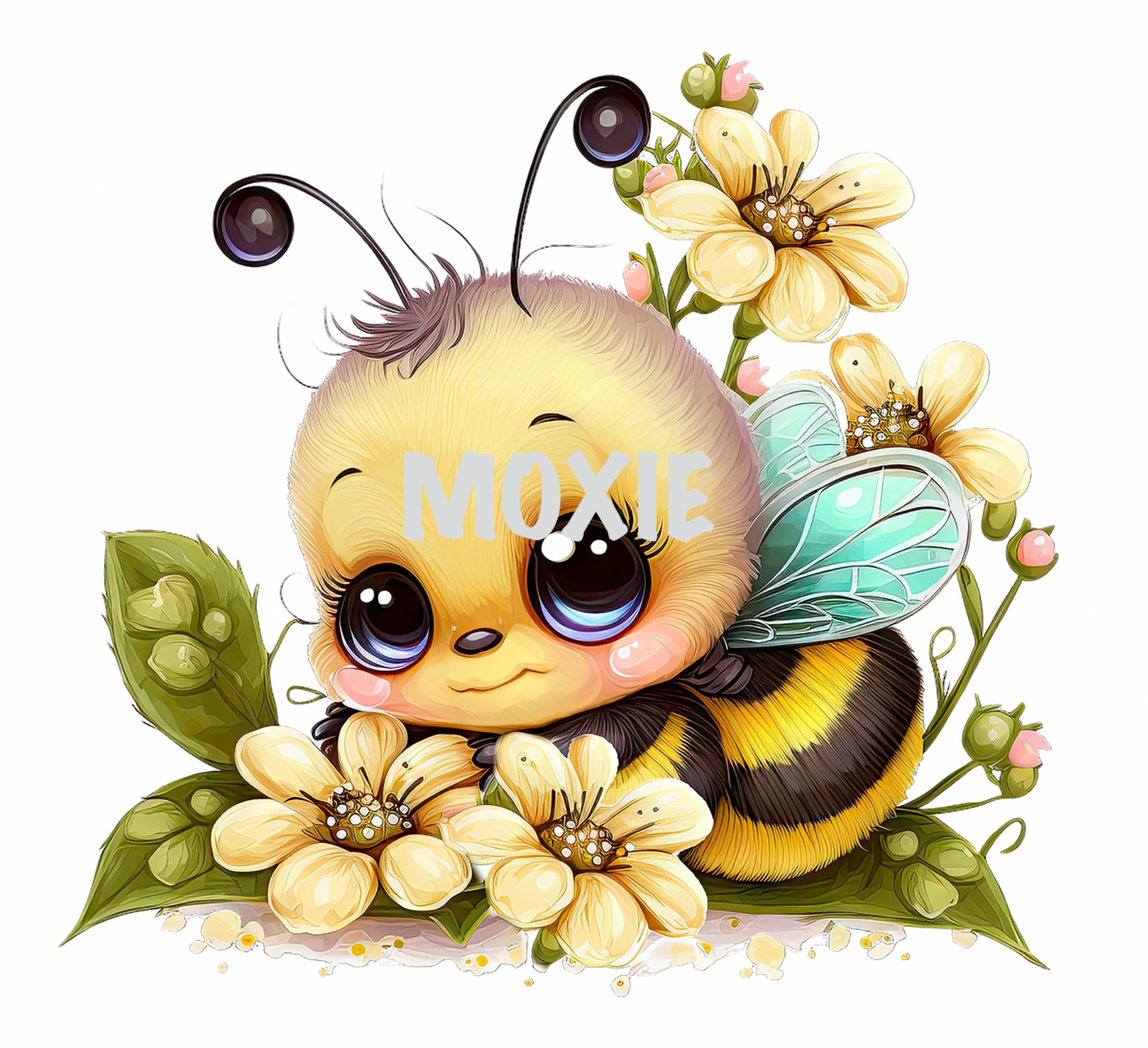 Cute Baby Bumblebee UV DTF – Moxie Vinyls