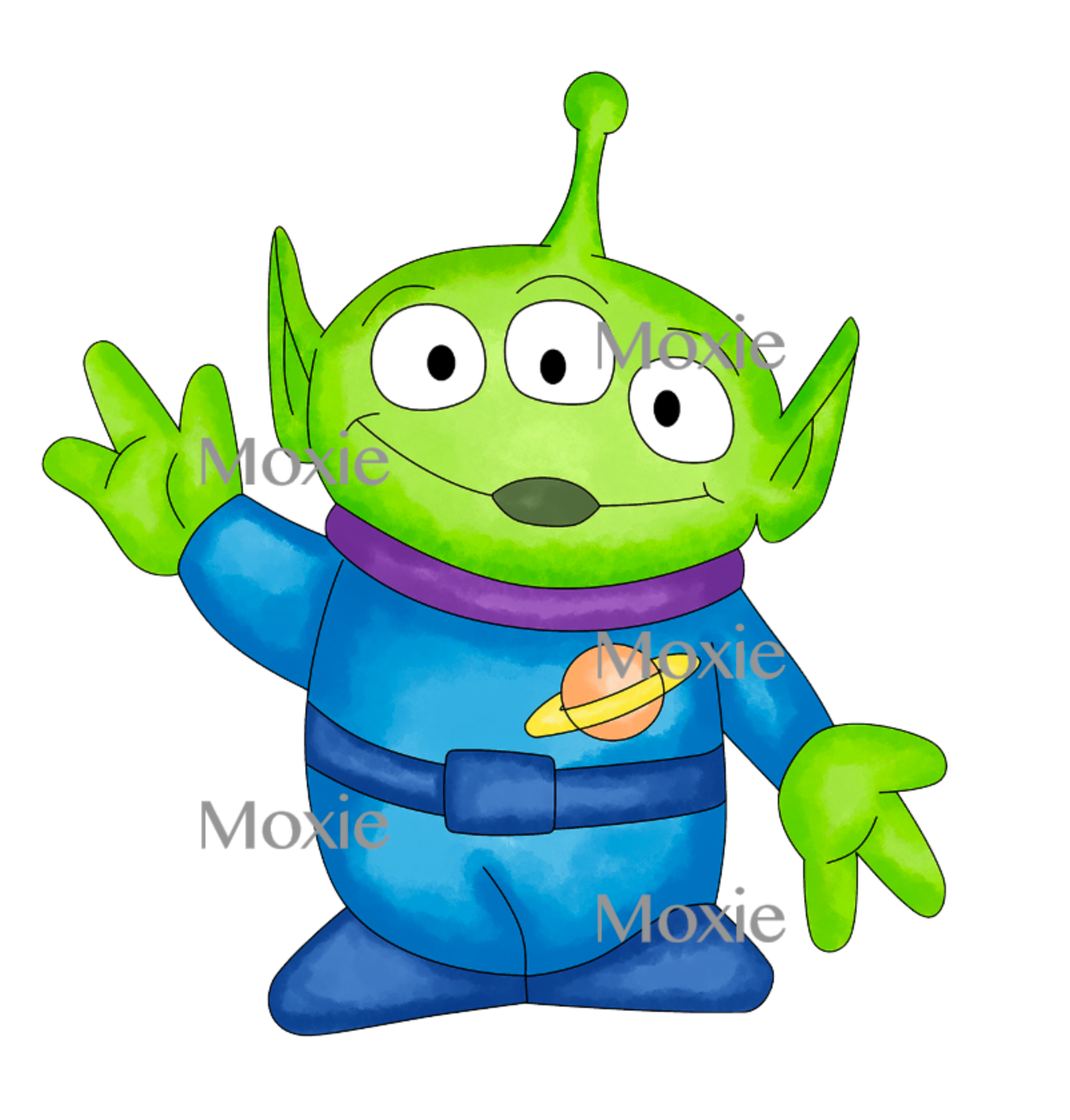 Toy Alien Decal & Acrylic Blank COMBO – Moxie Vinyls