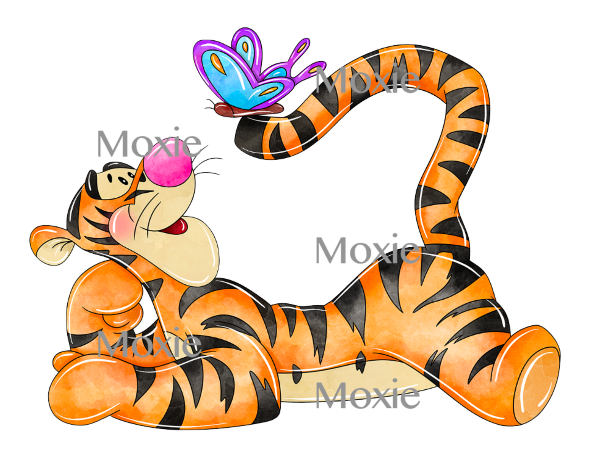 Tigger Decal & Acrylic Blank COMBO – Moxie Vinyls