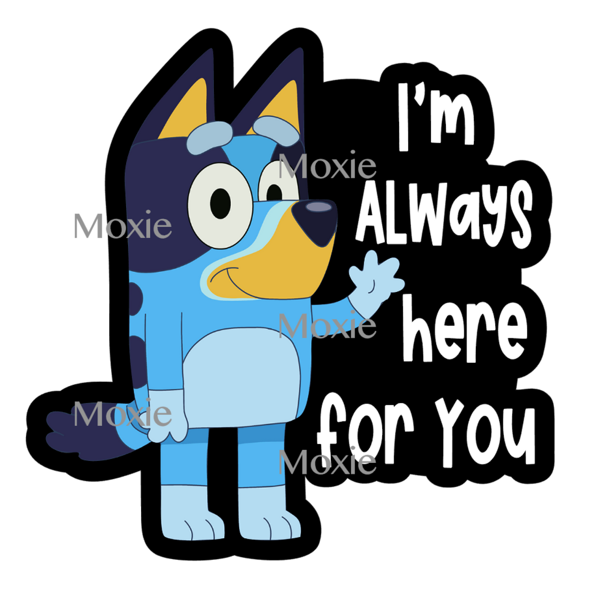 Bluey Decal & Acrylic Blank COMBO – Moxie Vinyls