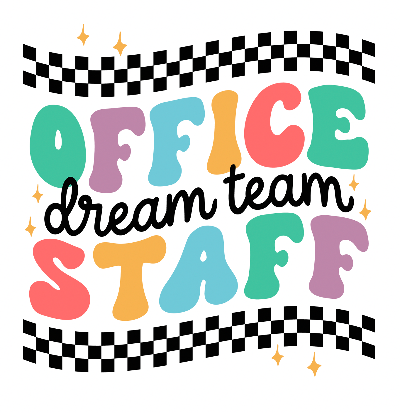 Office Staff UV DTF – Moxie Vinyls