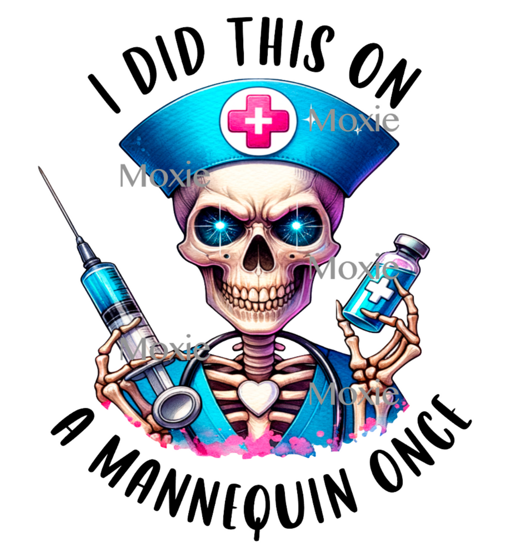 Did This On a Mannequin UV DTF Decal – Moxie Vinyls