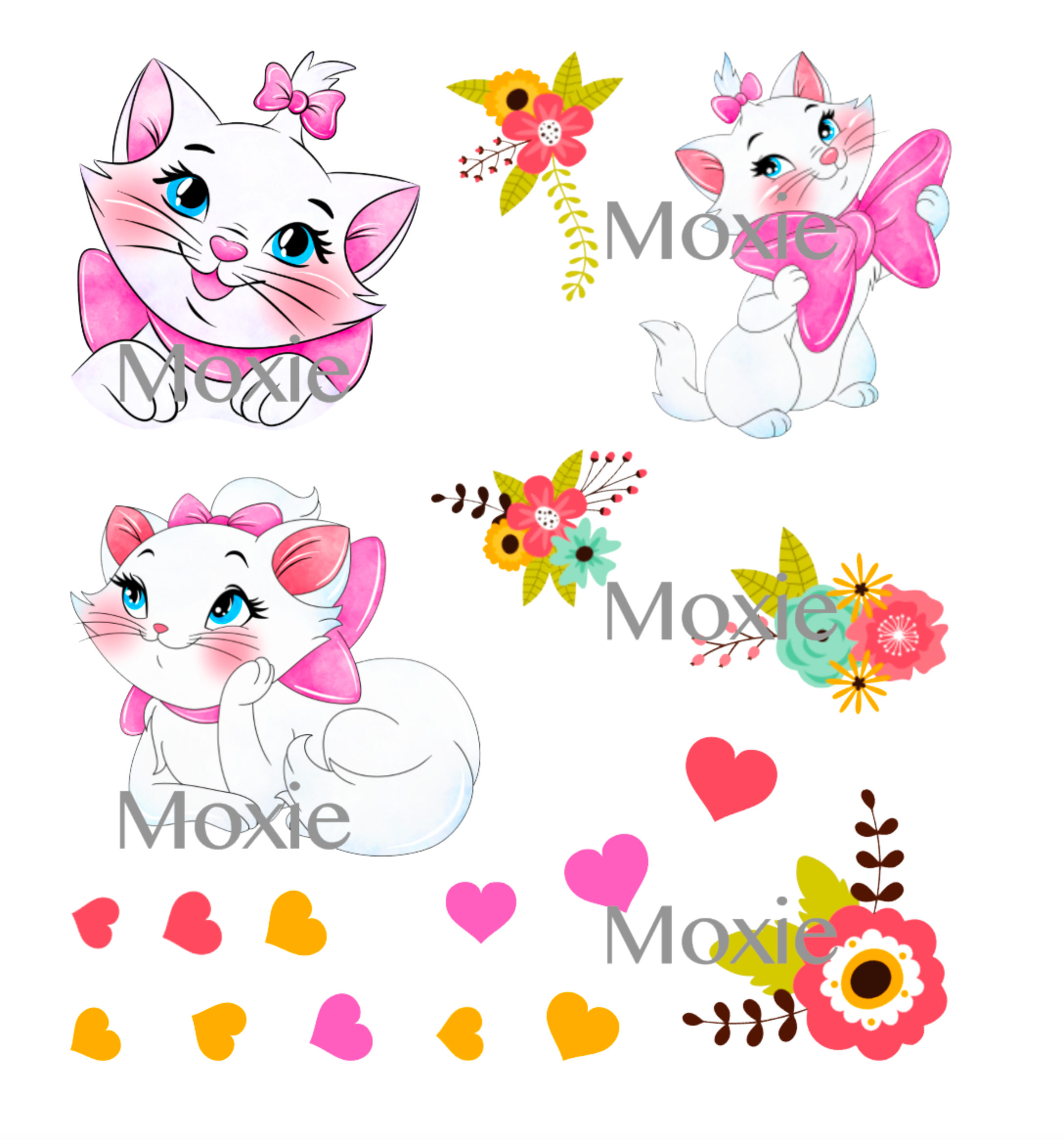Marie Elements Sheet UV DTF – Moxie Vinyls