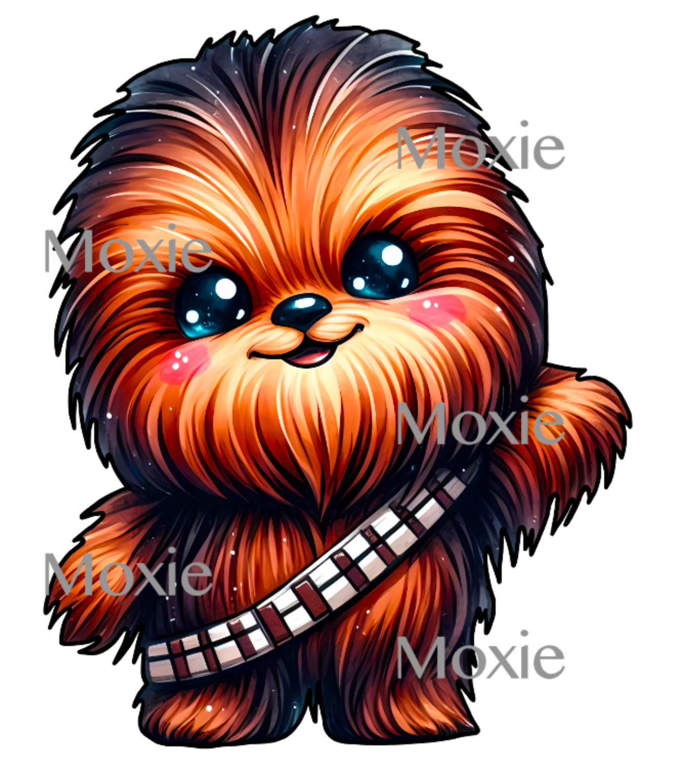 Chewbacca Decal & Acrylic Blank COMBO – Moxie Vinyls