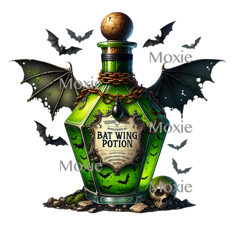 Bat Wing Potion Decal & Acrylic Blank COMBO – Moxie Vinyls