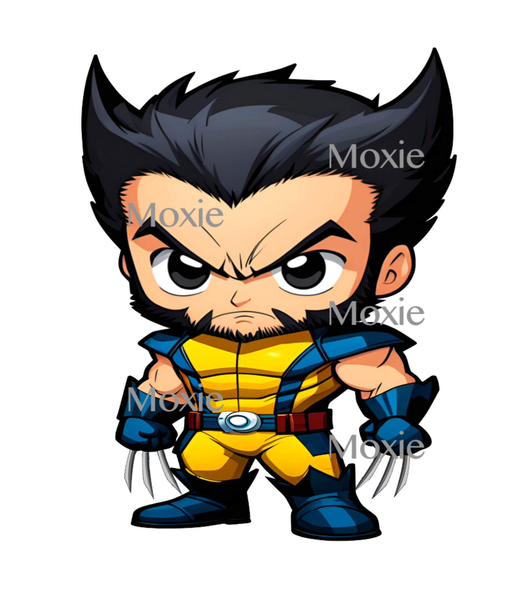 Wolverine Decal & Acrylic Blank COMBO – Moxie Vinyls