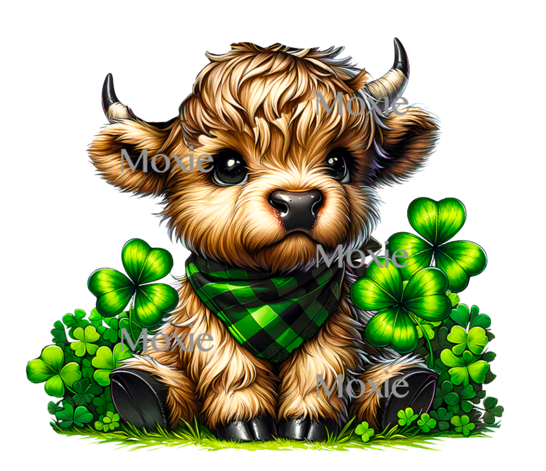 Baby Clover Cow Decal & Acrylic Blank COMBO – Moxie Vinyls