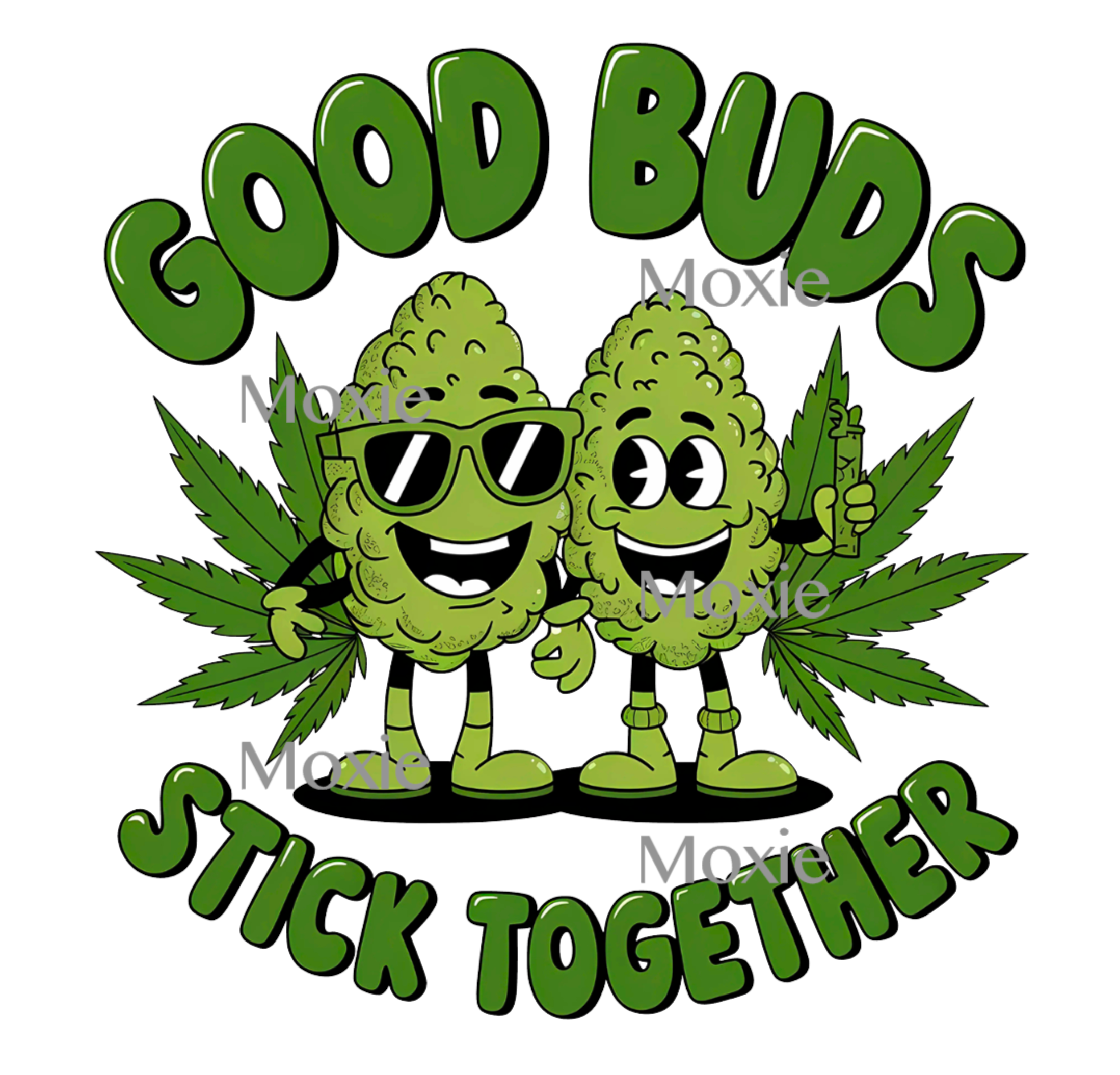 Good Buds Stick Together Decal & Acrylic Blank COMBO – Moxie Vinyls