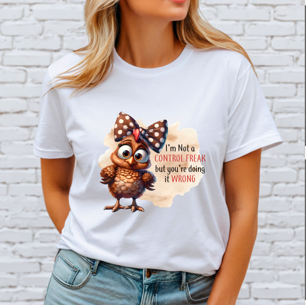 Control Freak Chicken DTF Transfer – Moxie Vinyls