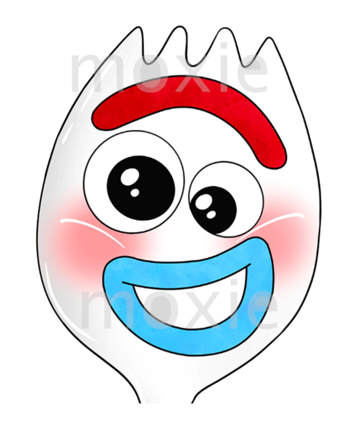 Forky Decal & Acrylic Blank COMBO – Moxie Vinyls