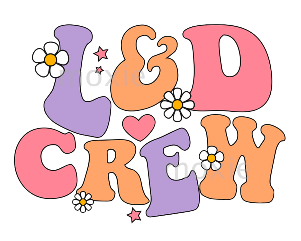 L&D Crew Decal & Acrylic Blank COMBO – Moxie Vinyls