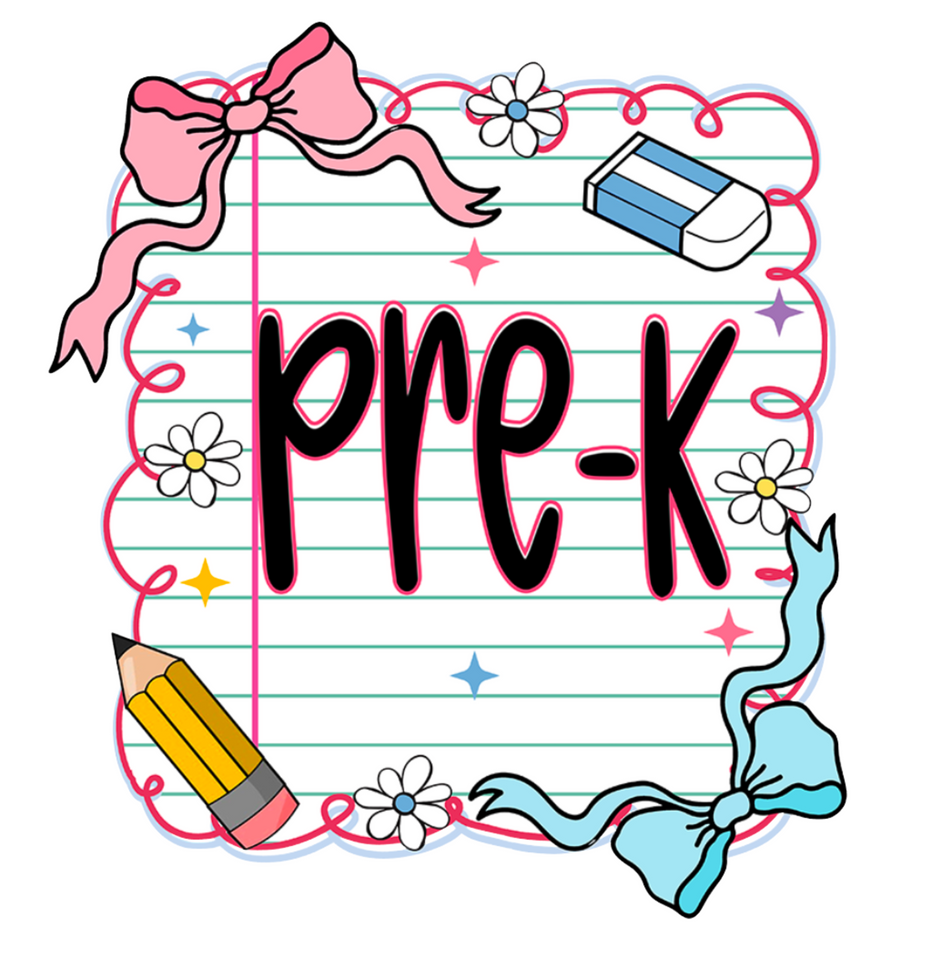 Pre-K School Decal & Acrylic Blank COMBO – Moxie Vinyls