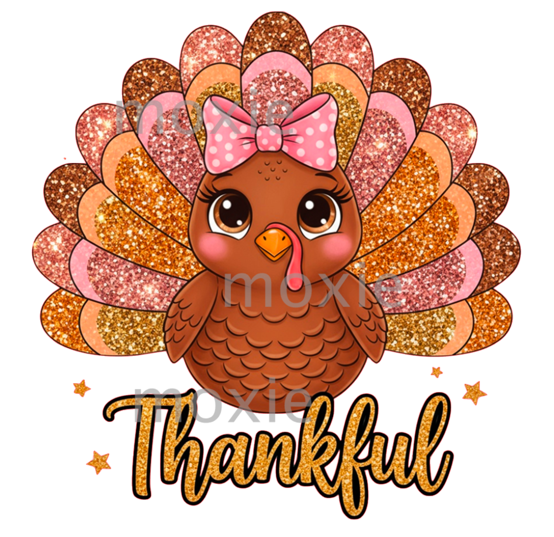 Thankful Turkey Decal & Acrylic Blank COMBO – Moxie Vinyls