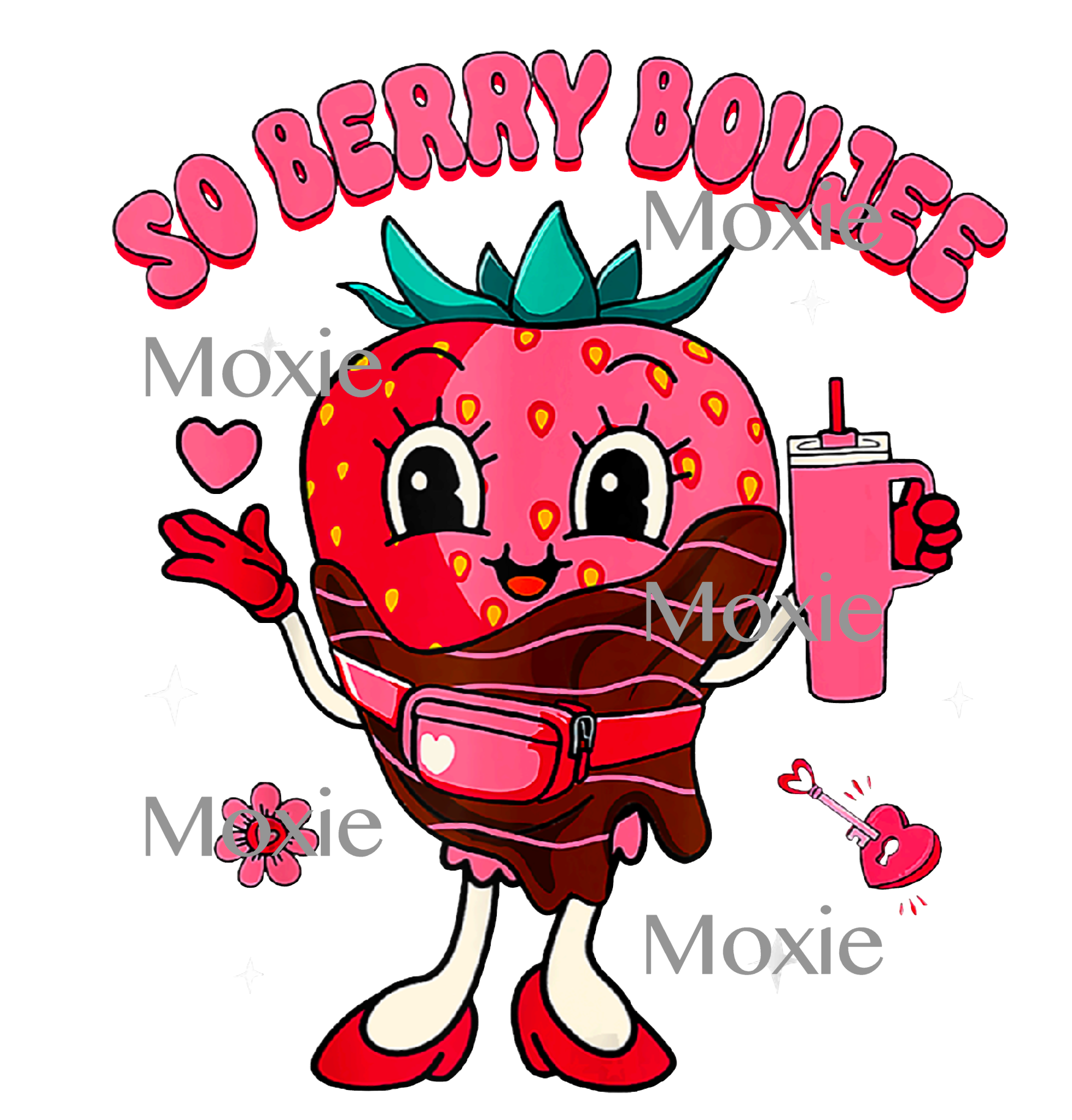 So Berry Boujee UV DTF – Moxie Vinyls