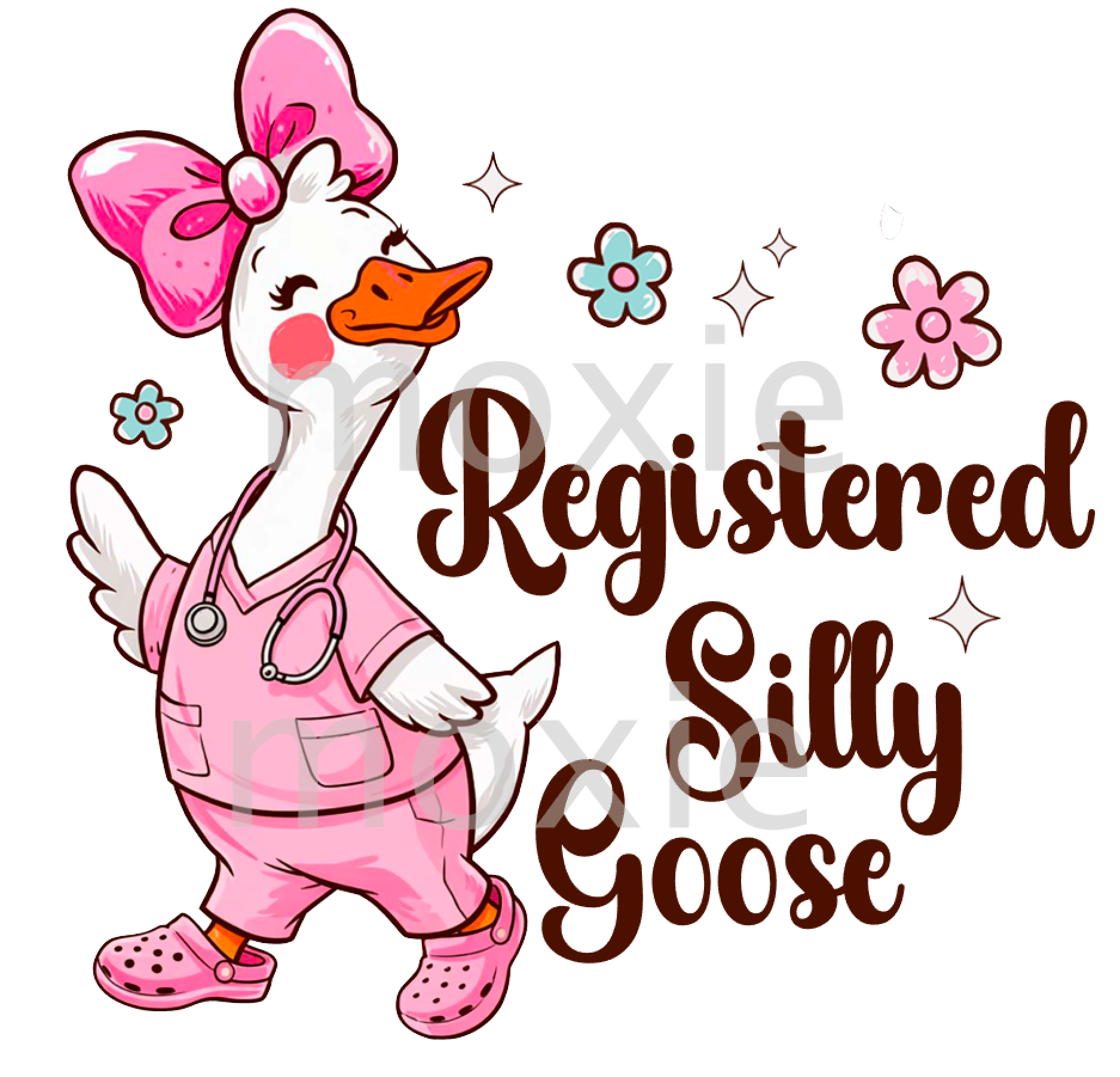 Registered Silly Goose Decal & Acrylic Blank COMBO – Moxie Vinyls