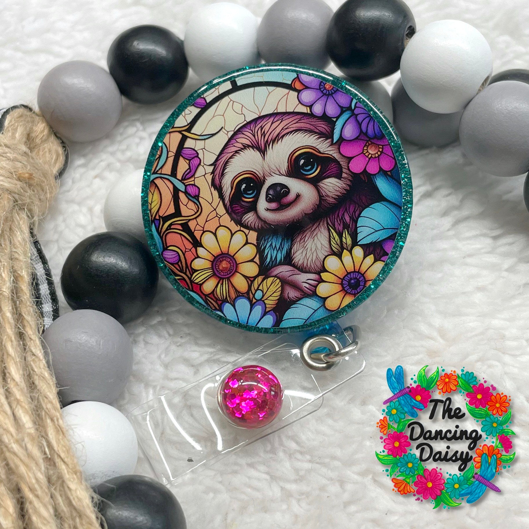 Stained Glass Sloth Decal – Moxie Vinyls