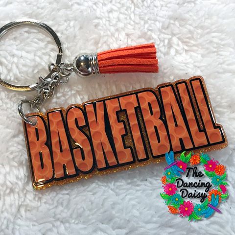 BASKETBALL Acrylic Blank for Key chains – Moxie Vinyls
