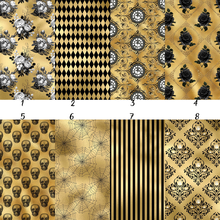 Gold Gothic Vinyl – Moxie Vinyls