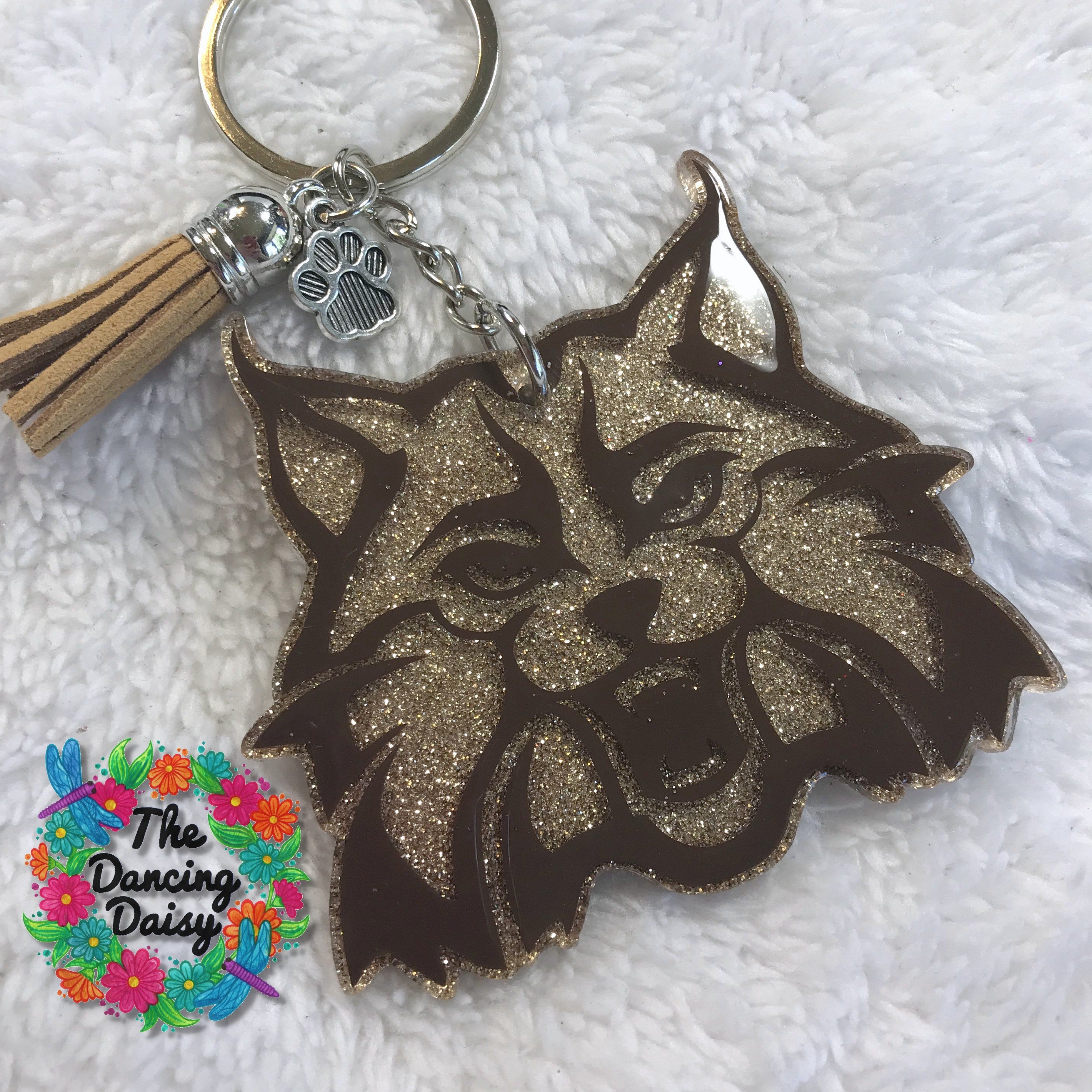 Wildcat Acrylic Key Chain Blank – Moxie Vinyls