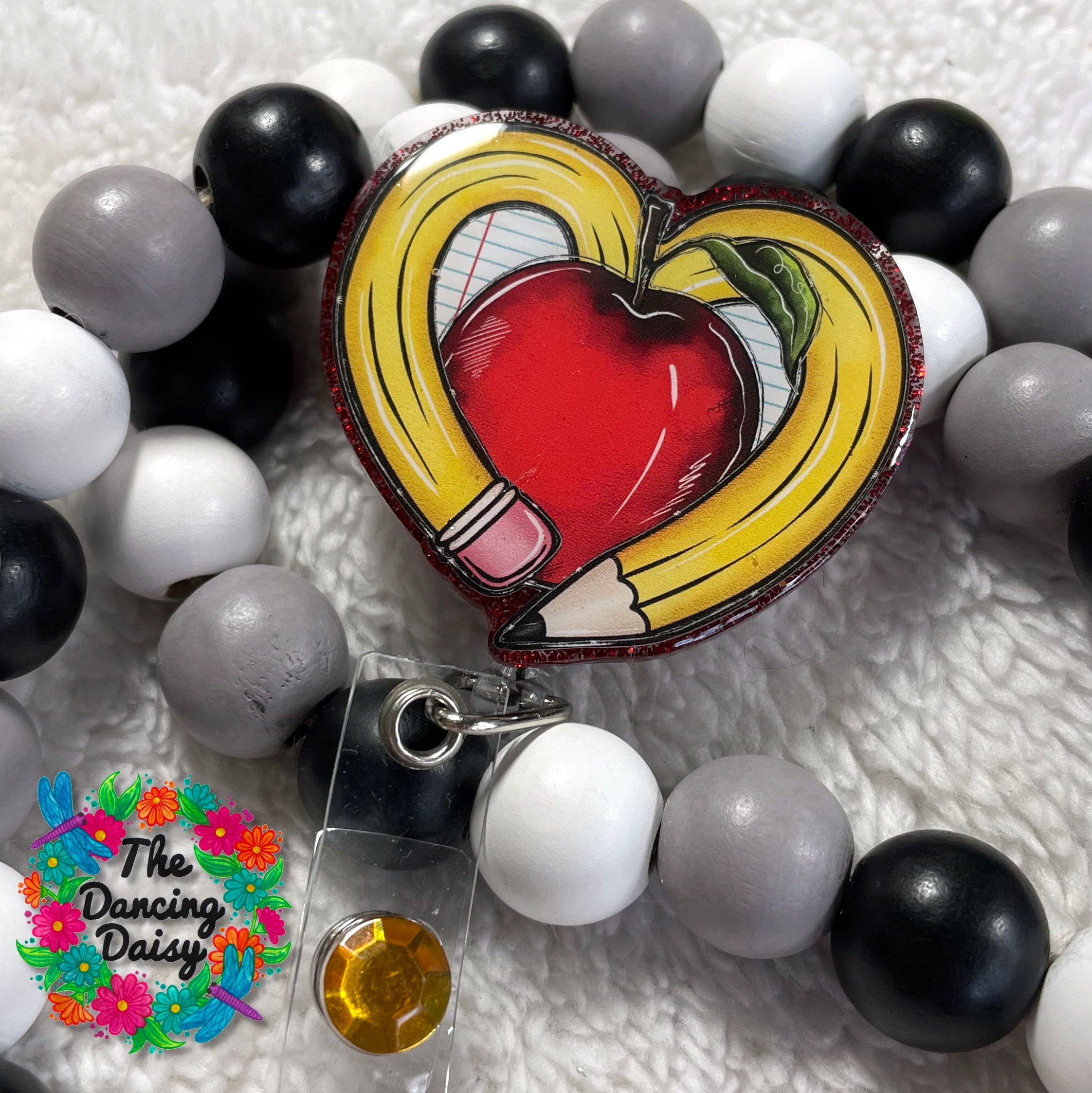 Pencil Apple Heart Decal & Acrylic Blank COMBO – Moxie Vinyls