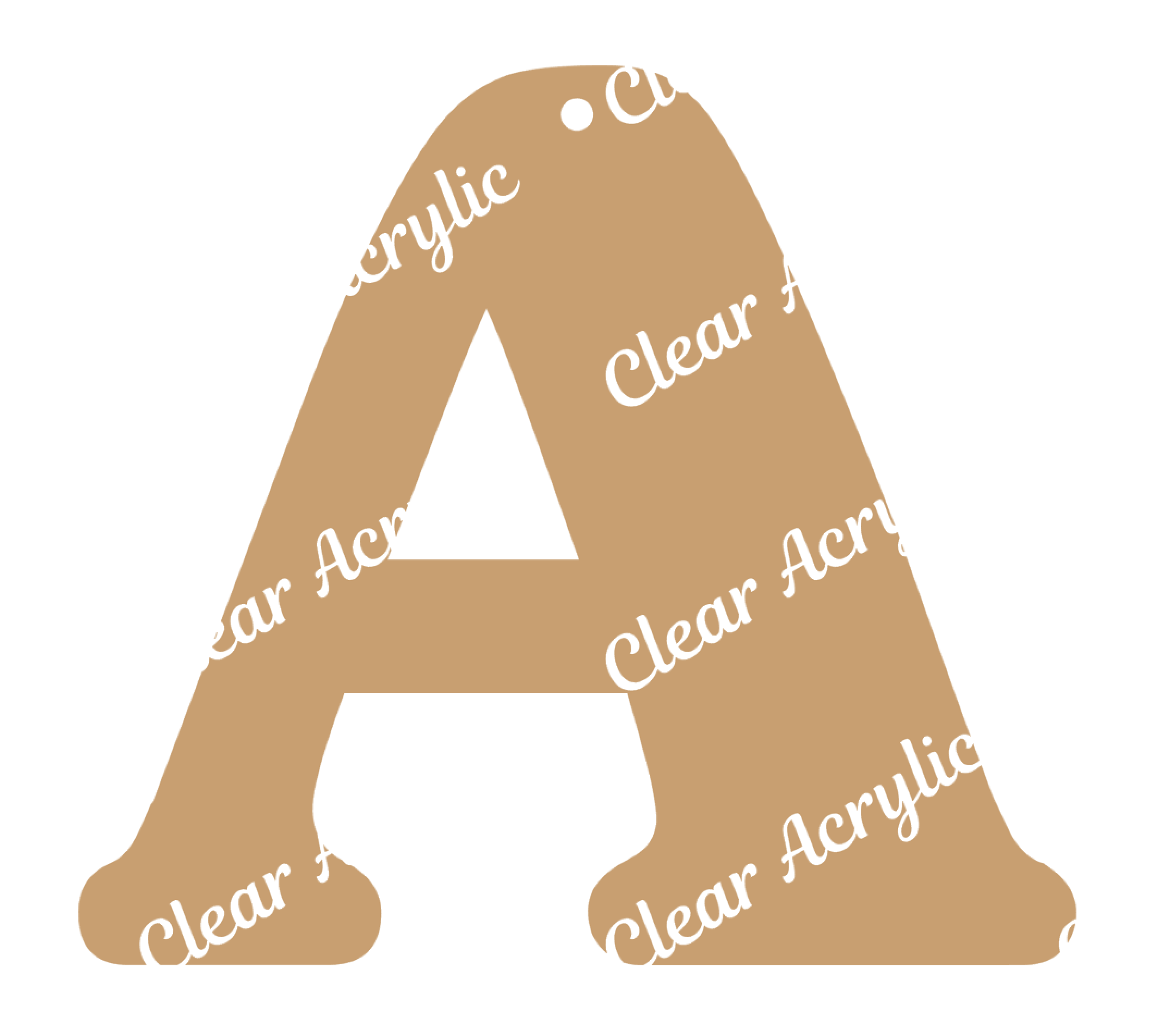 Acrylic Blank letter A – Moxie Vinyls