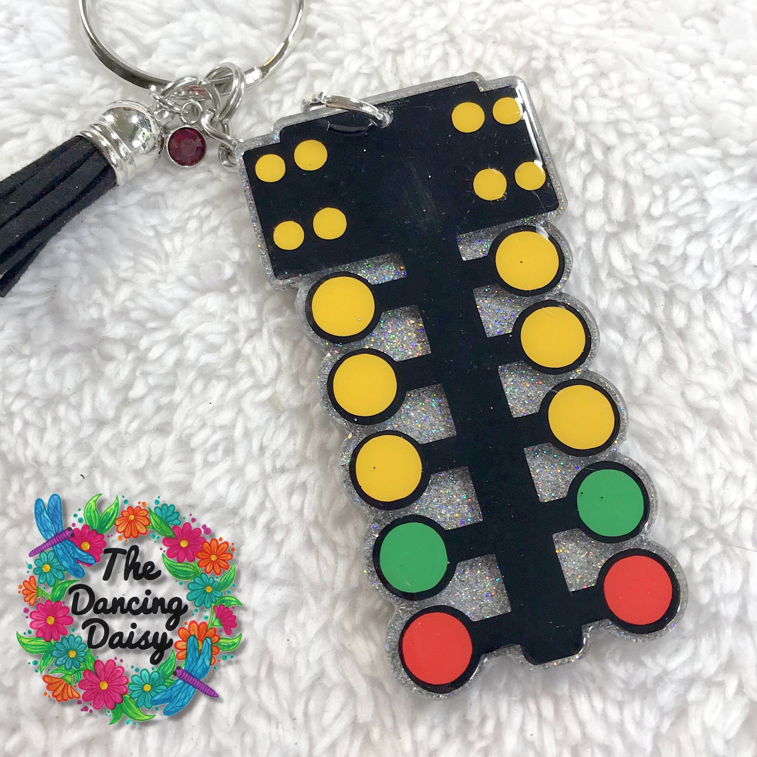 Racing Lights Acrylic Blank – Moxie Vinyls