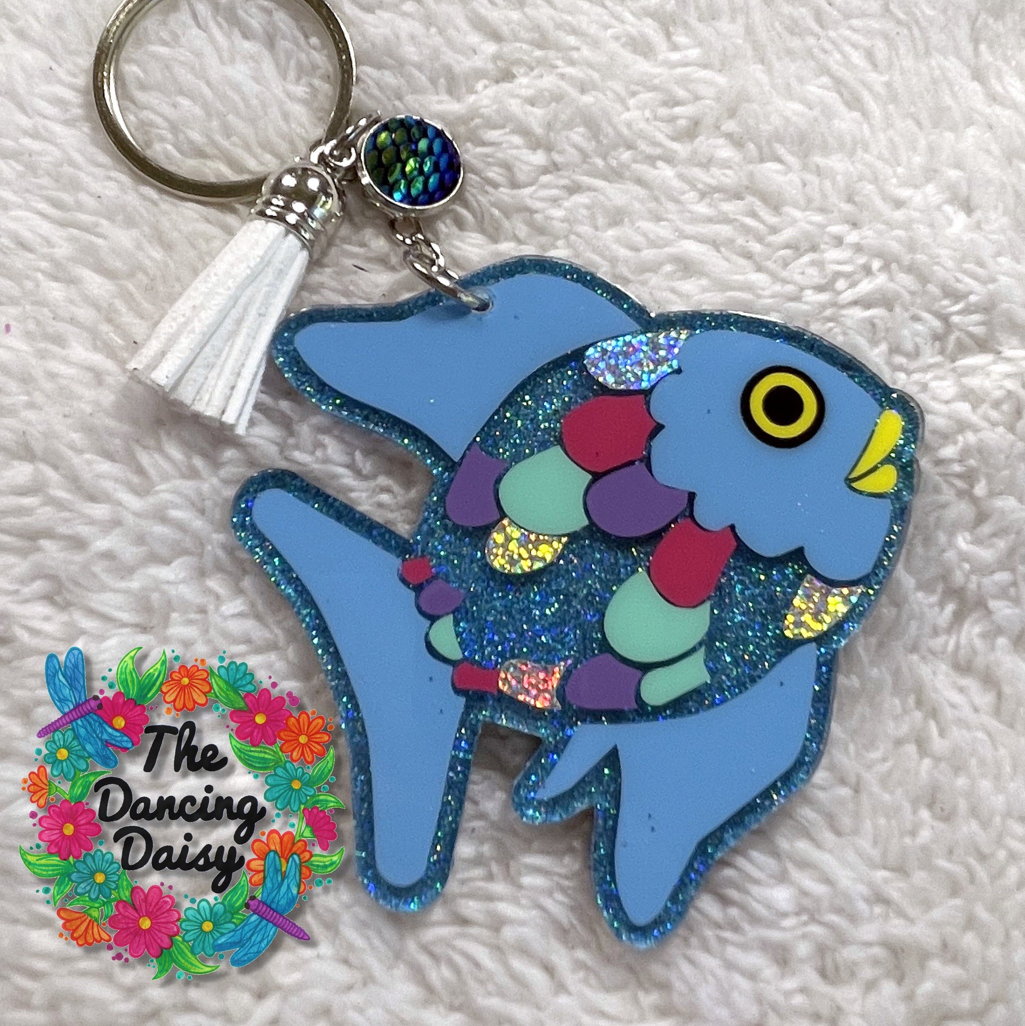 Rainbow Fish Acrylic Key Chain Blank – Moxie Vinyls
