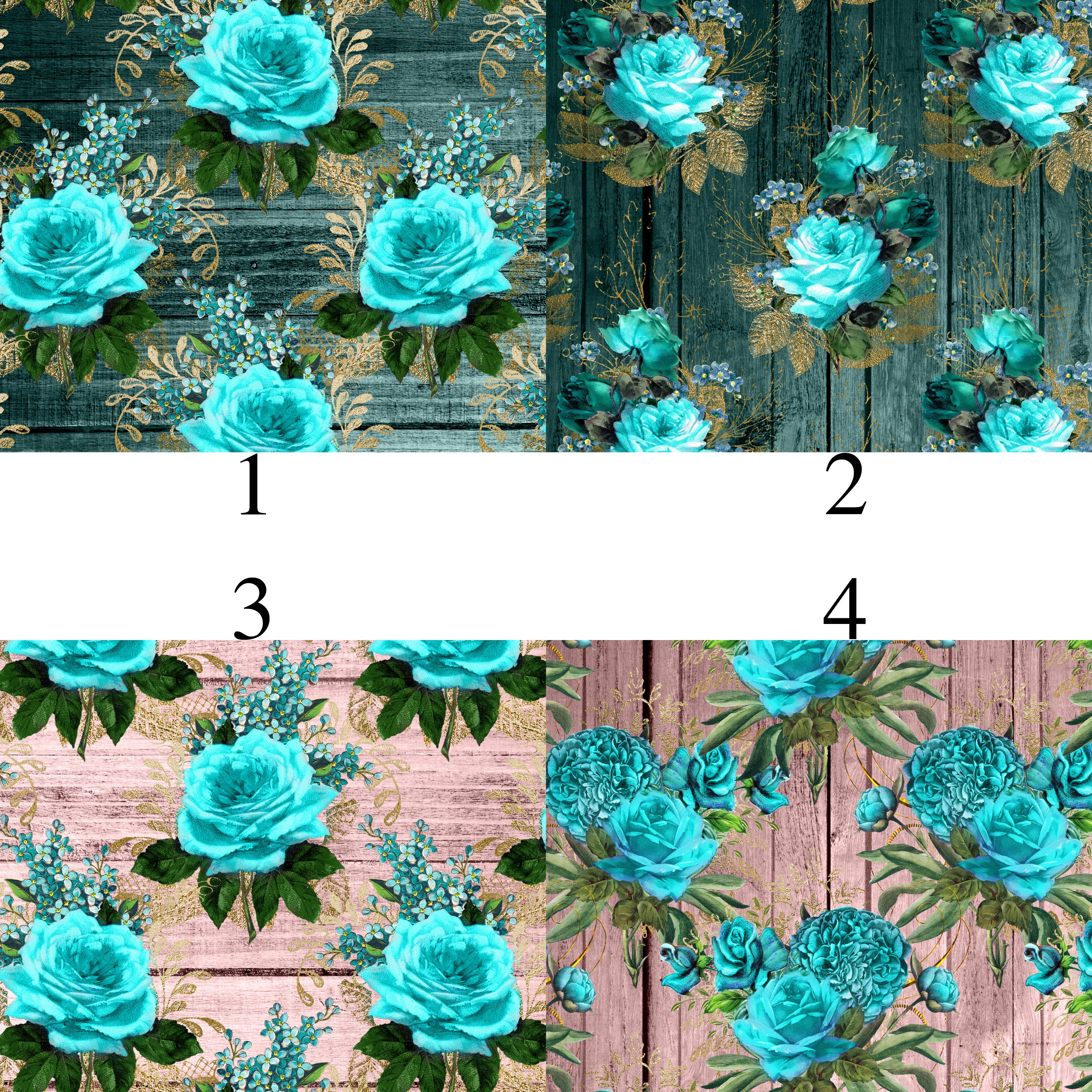 Rustic Teal Patterns Vinyl – Moxie Vinyls