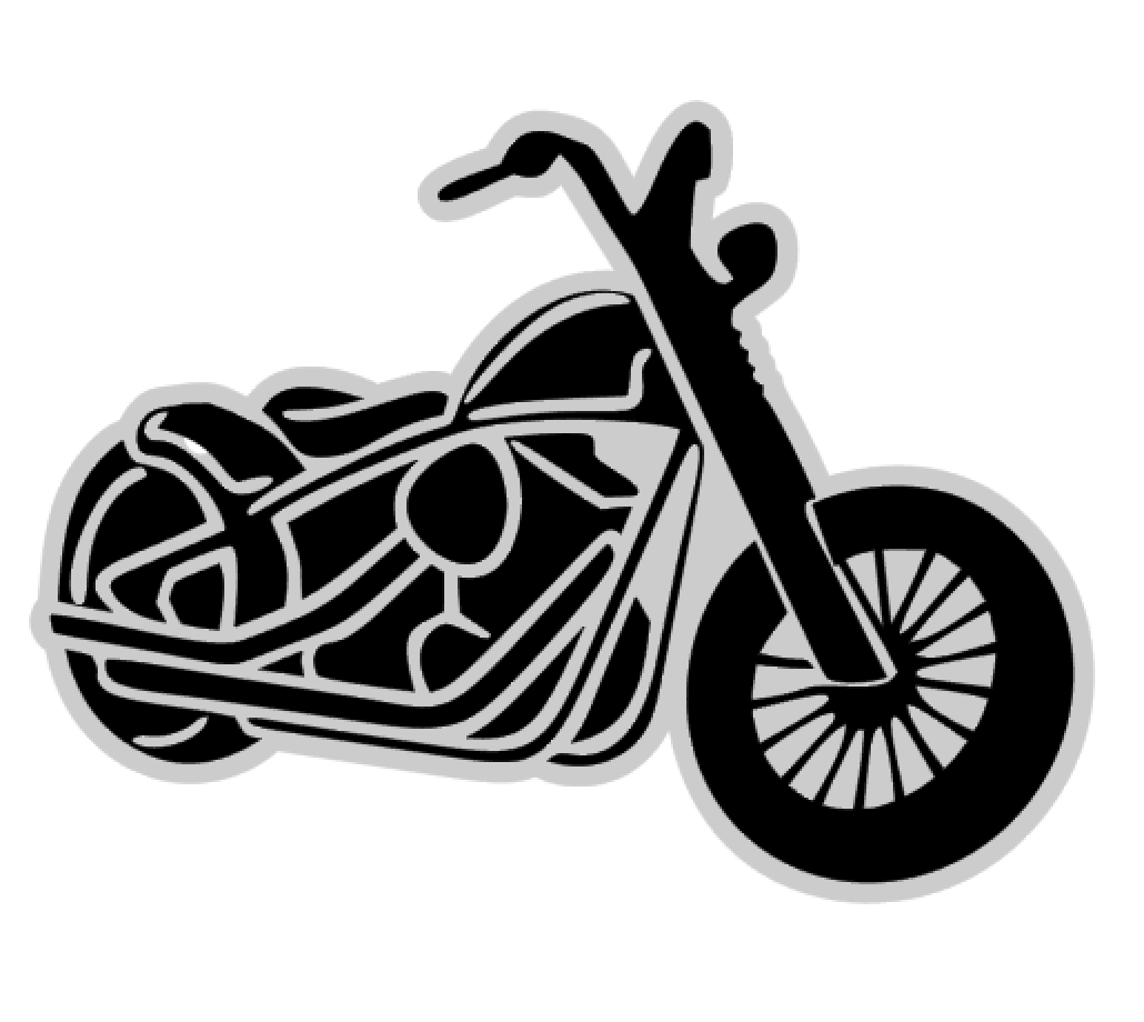 Motorcycle Acrylic Blank – Moxie Vinyls