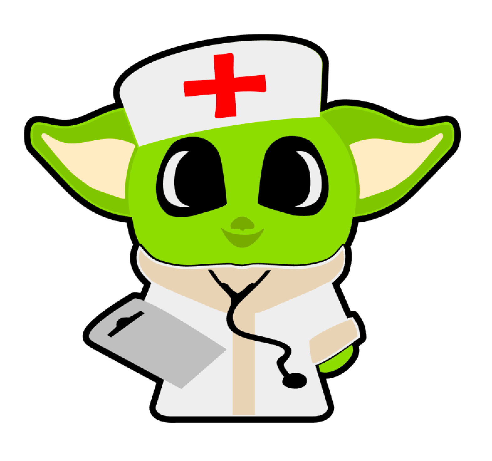 Baby Alien Nurse Acrylic Blank for Badge Reel Crafts – Moxie Vinyls