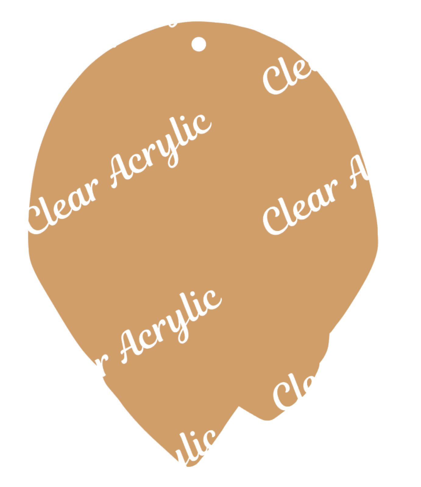 Muslim Girl with Hijab bow Acrylic Key Chain Blank – Moxie Vinyls