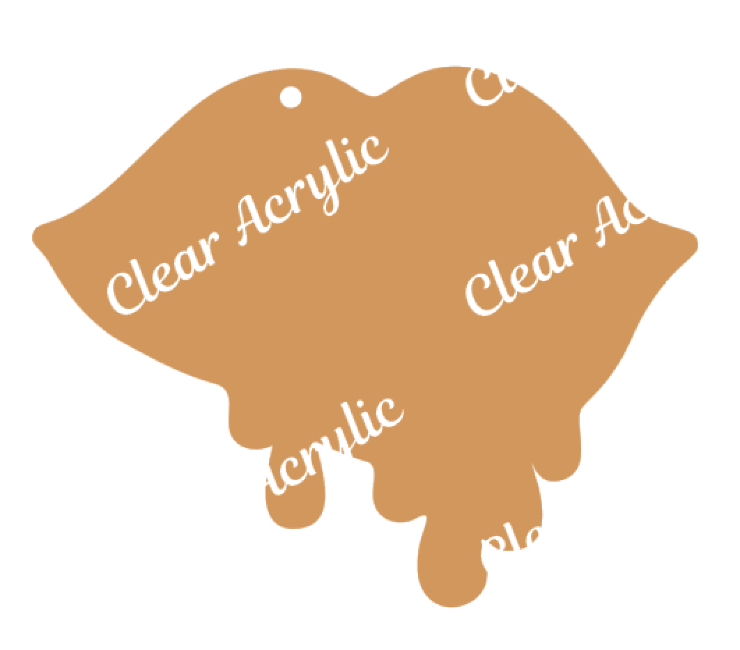 Vampire Lips Acrylic Key Chain Blank – Moxie Vinyls