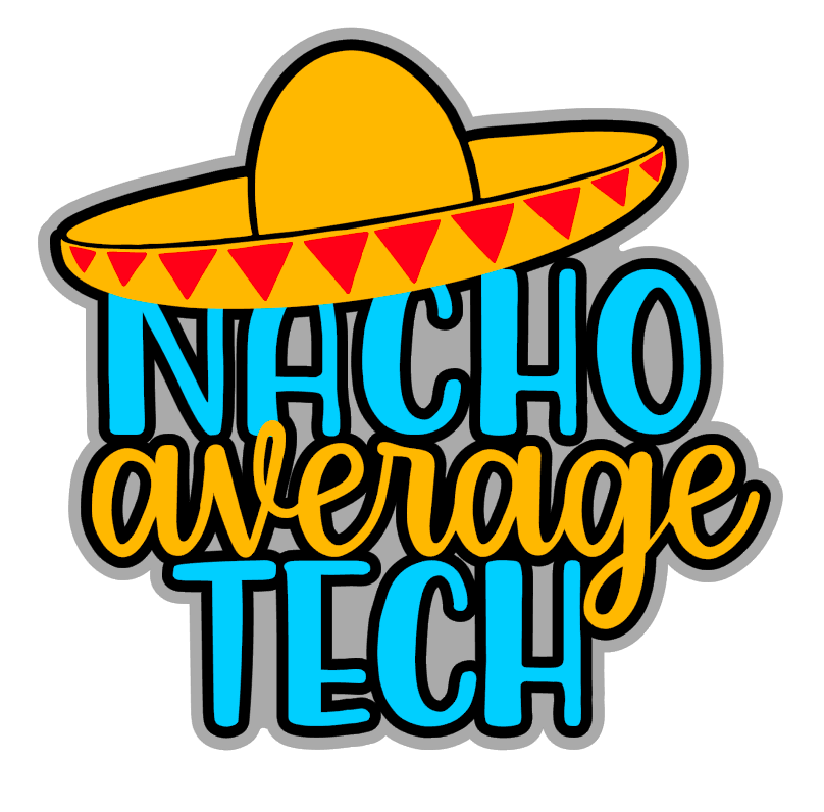 Nacho Average TECH Acrylic Key Chain Blank – Moxie Vinyls