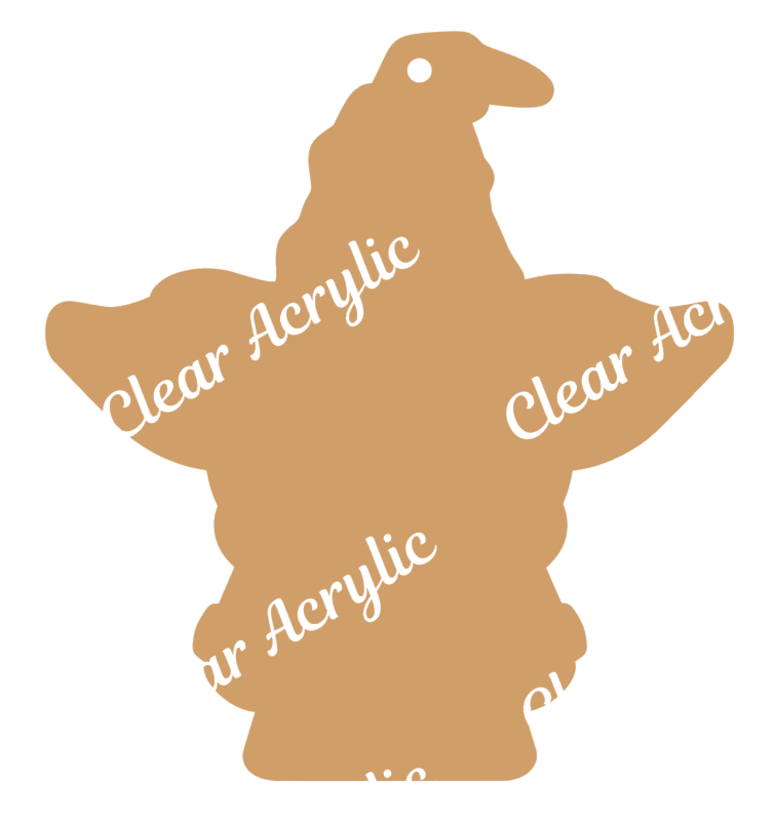 Baby Alien Wizard Acrylic Key Chain Blank – Moxie Vinyls