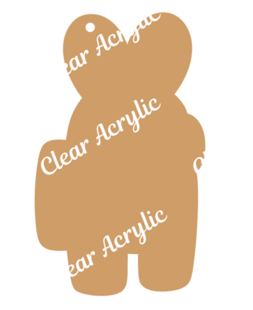 Crewmate Bunny Acrylic Blank – Moxie Vinyls