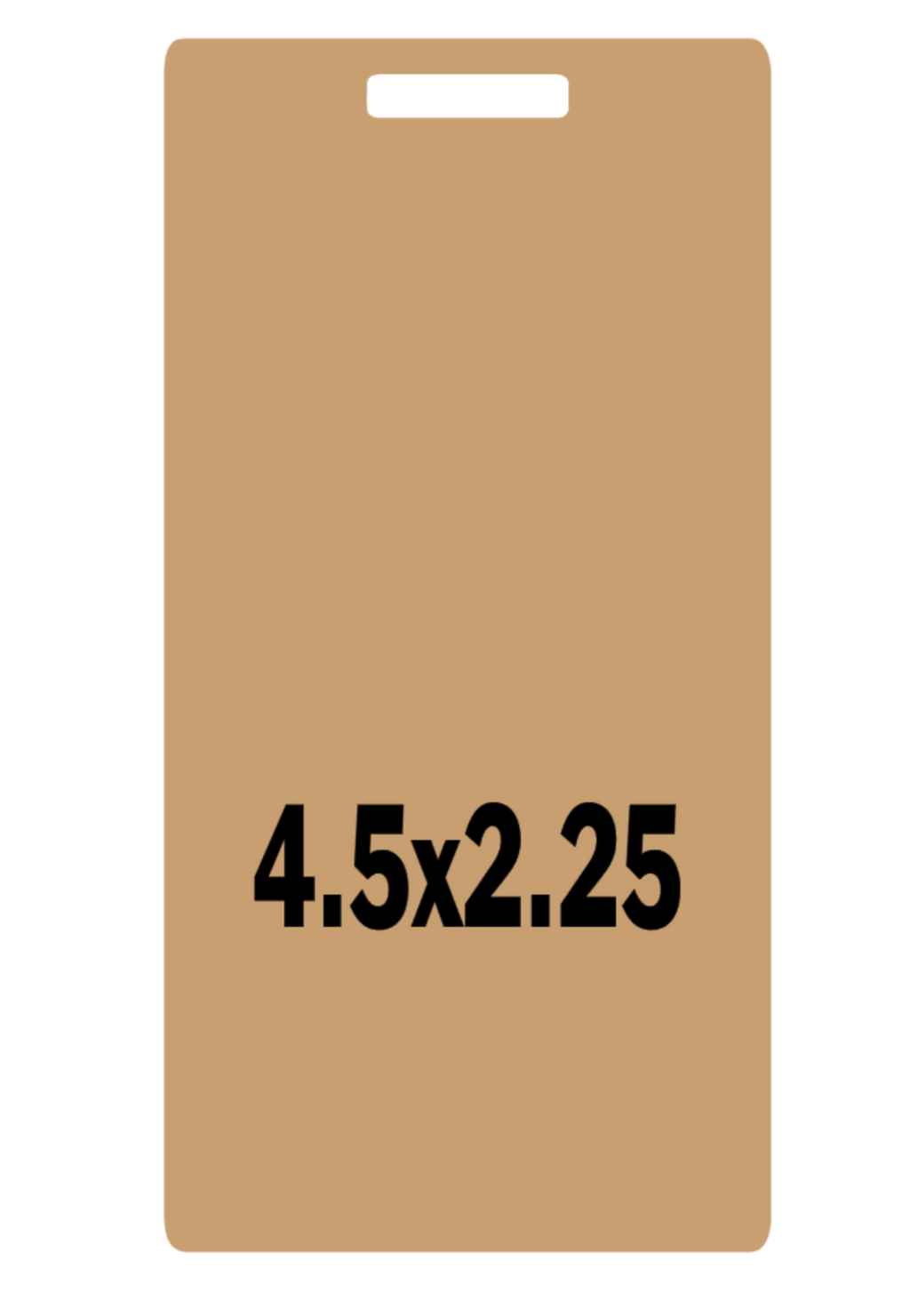 Vertical Badge Buddy Tag Acrylic Blank – Moxie Vinyls