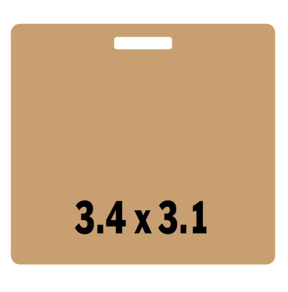Horizontal Badge Buddy Tag Acrylic Blank – Moxie Vinyls