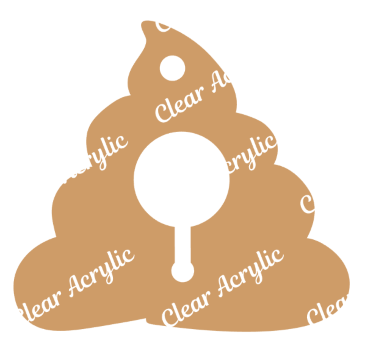 Dog Poop Carrier Poop Acrylic Blank – Moxie Vinyls