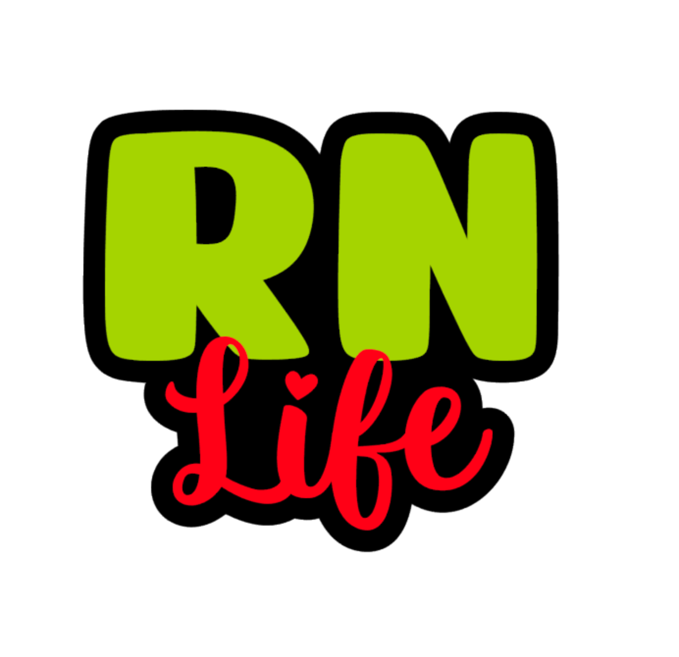 RN Life Acrylic Blank for Badge Reel Crafts – Moxie Vinyls