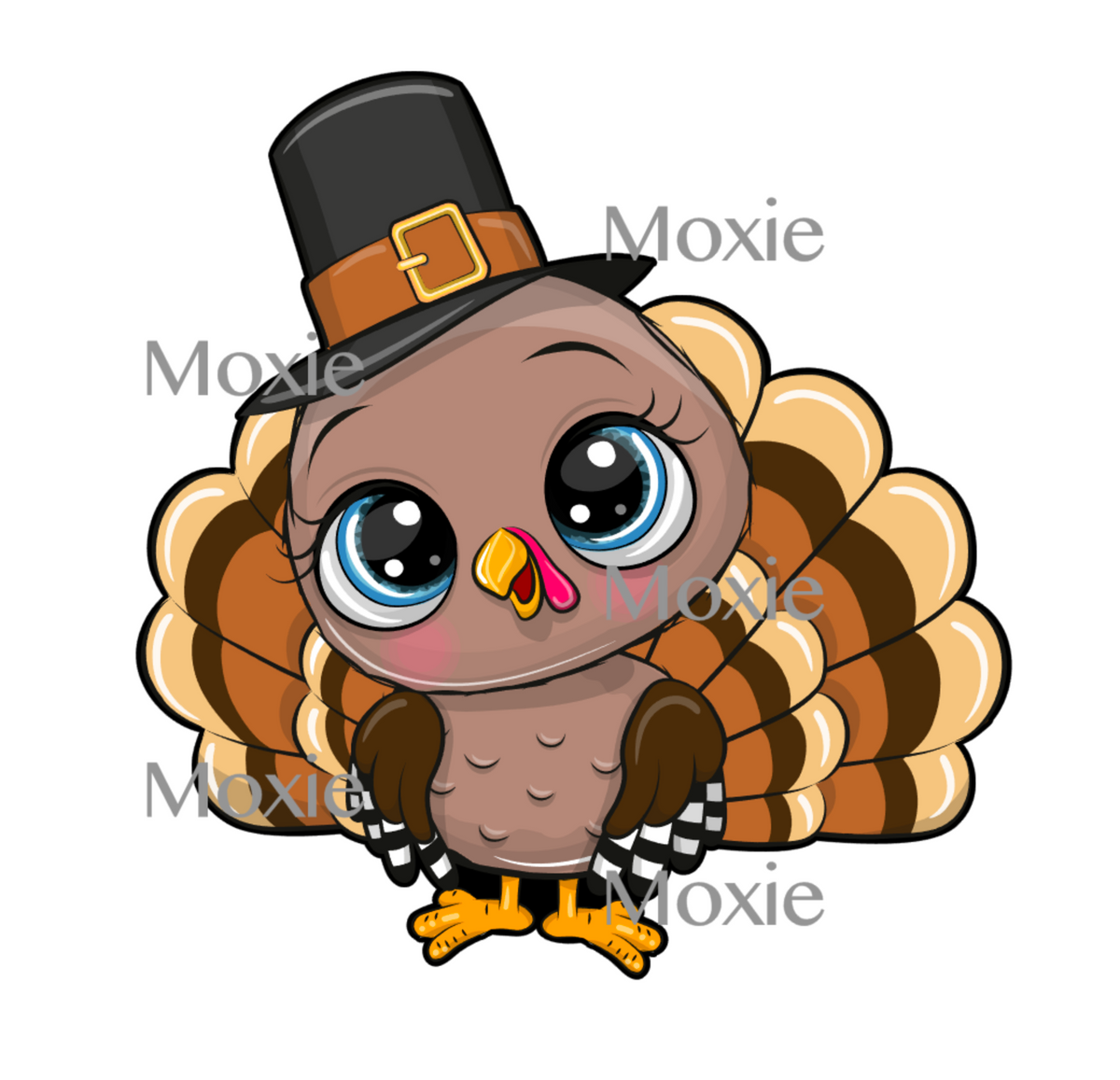 Pilgrim Turkey Decal & Acrylic Blank COMBO – Moxie Vinyls
