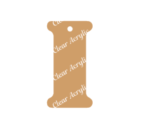 Acrylic Blank letter I – Moxie Vinyls