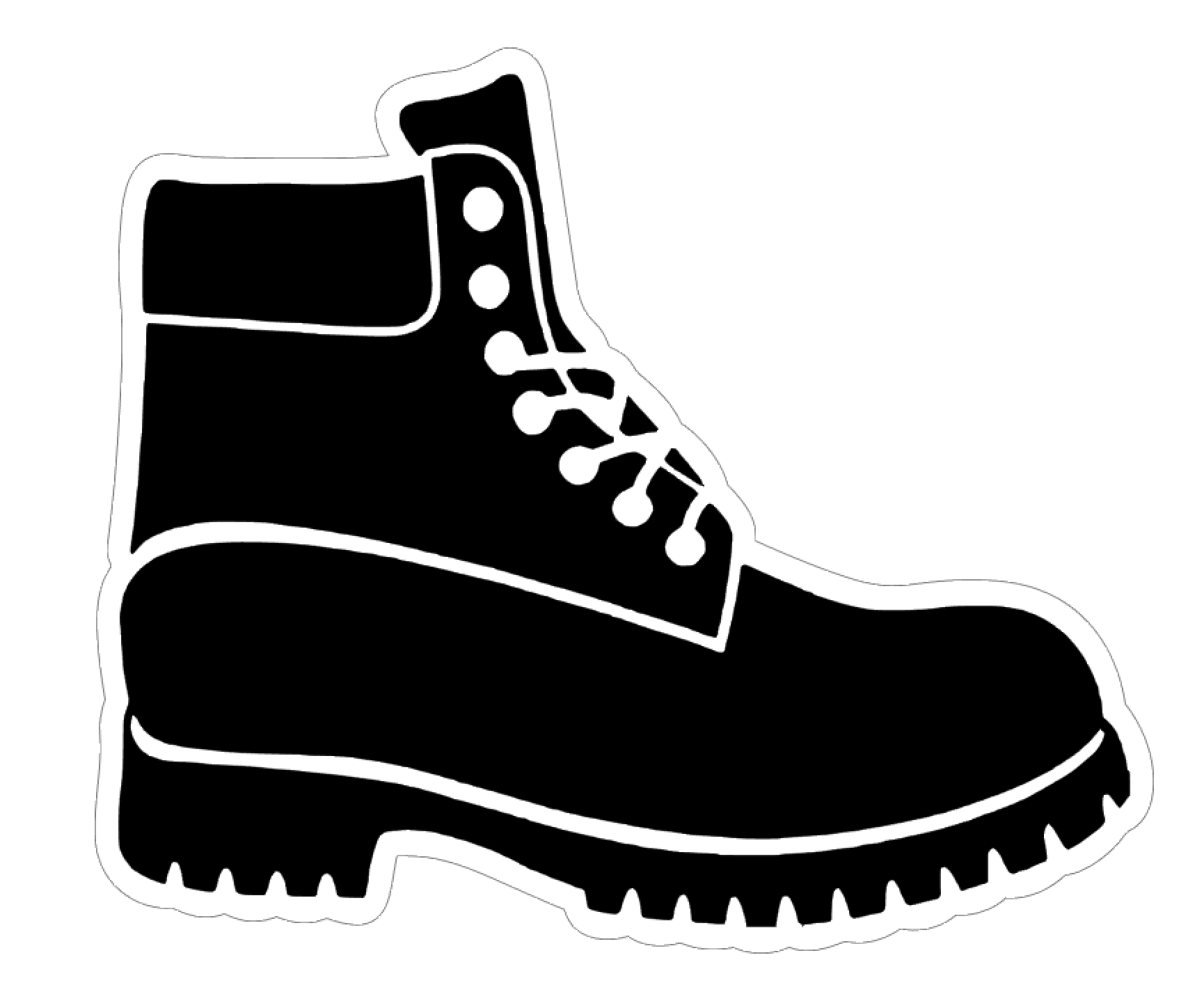 Hiking Work Boot Acrylic Keychain Blanks – Moxie Vinyls